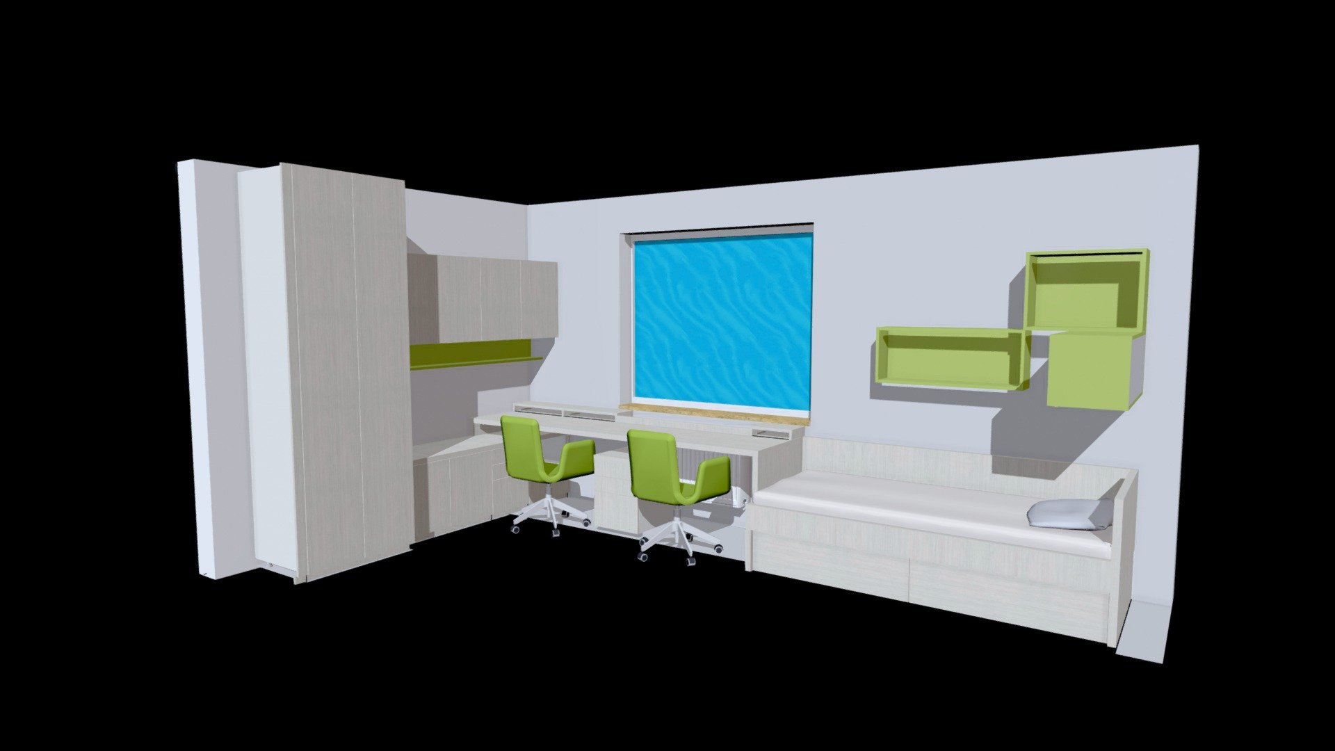 Bedroom - 3D model by CREATOR 950 (@ebassane) [a70fe35] - Sketchfab