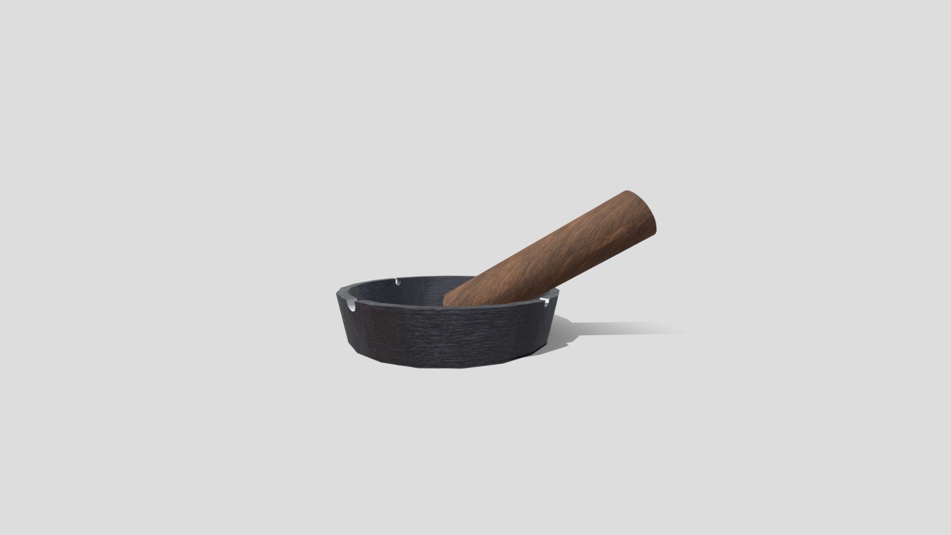 Cigar and ash tray - 3D model by Ashaan [a7113ab] - Sketchfab