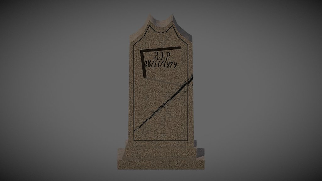 Gravestone - 3D model by Ali Sarah (@alexebradley) [a7113ee] - Sketchfab