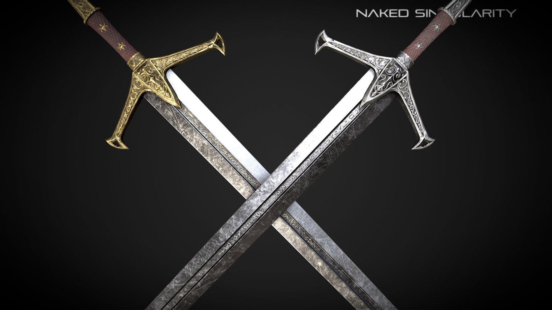 Claymore | Medieval dark fantasy greatsword - Buy Royalty Free 3D model by Naked Singularity ...
