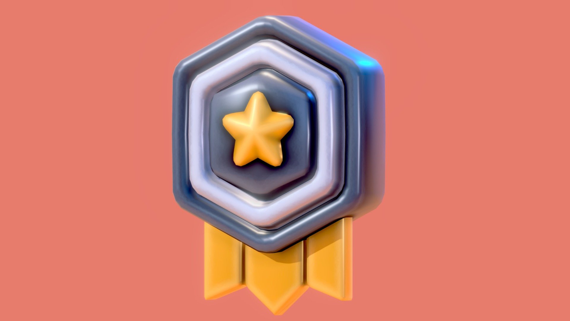 Low poly - Stylized Game Items - Medal - Buy Royalty Free 3D model by ...