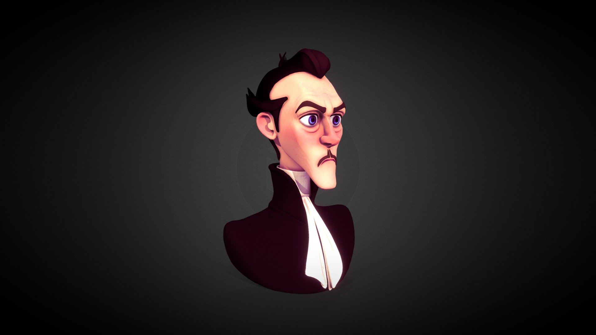 Stylized Head - Download Free 3D model by Doaa Sheha (@DoaaSheha ...