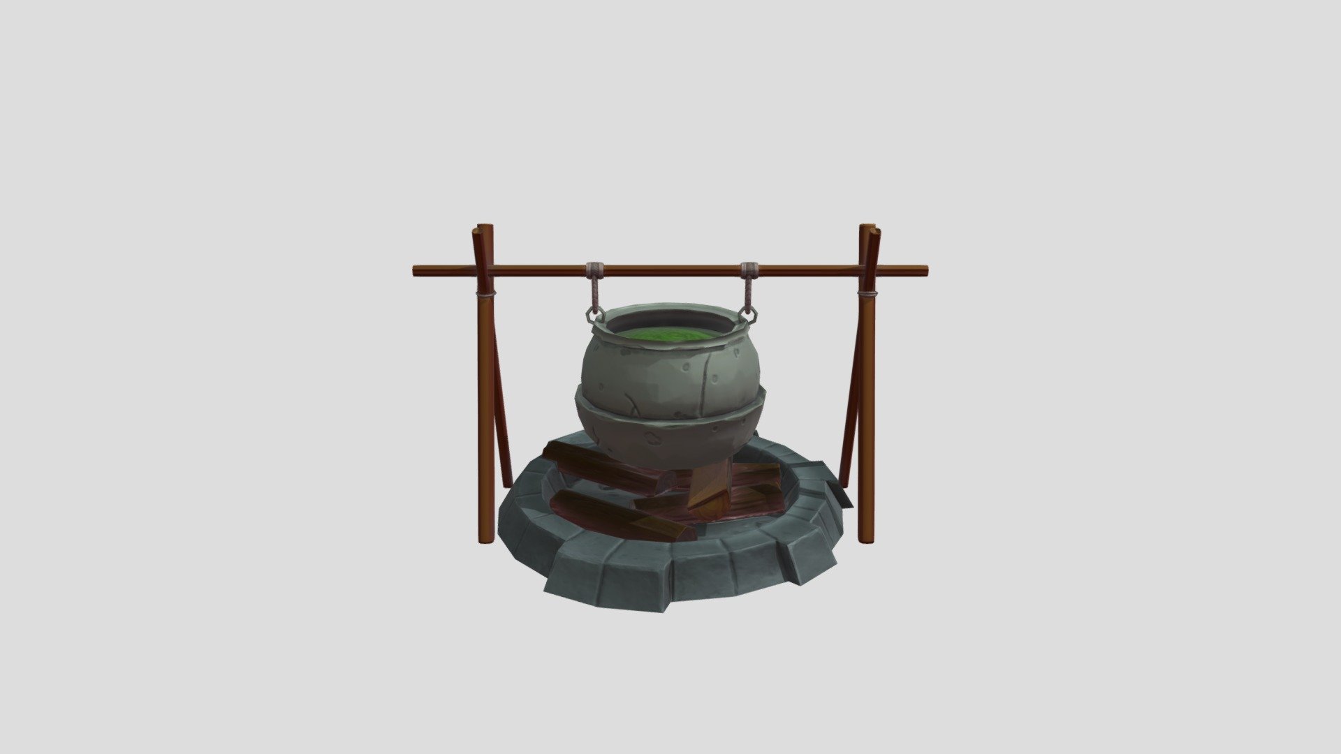 Stylised Cooking Pot - 3D model by George (@FwGeorgeB) [a7143c1 ...