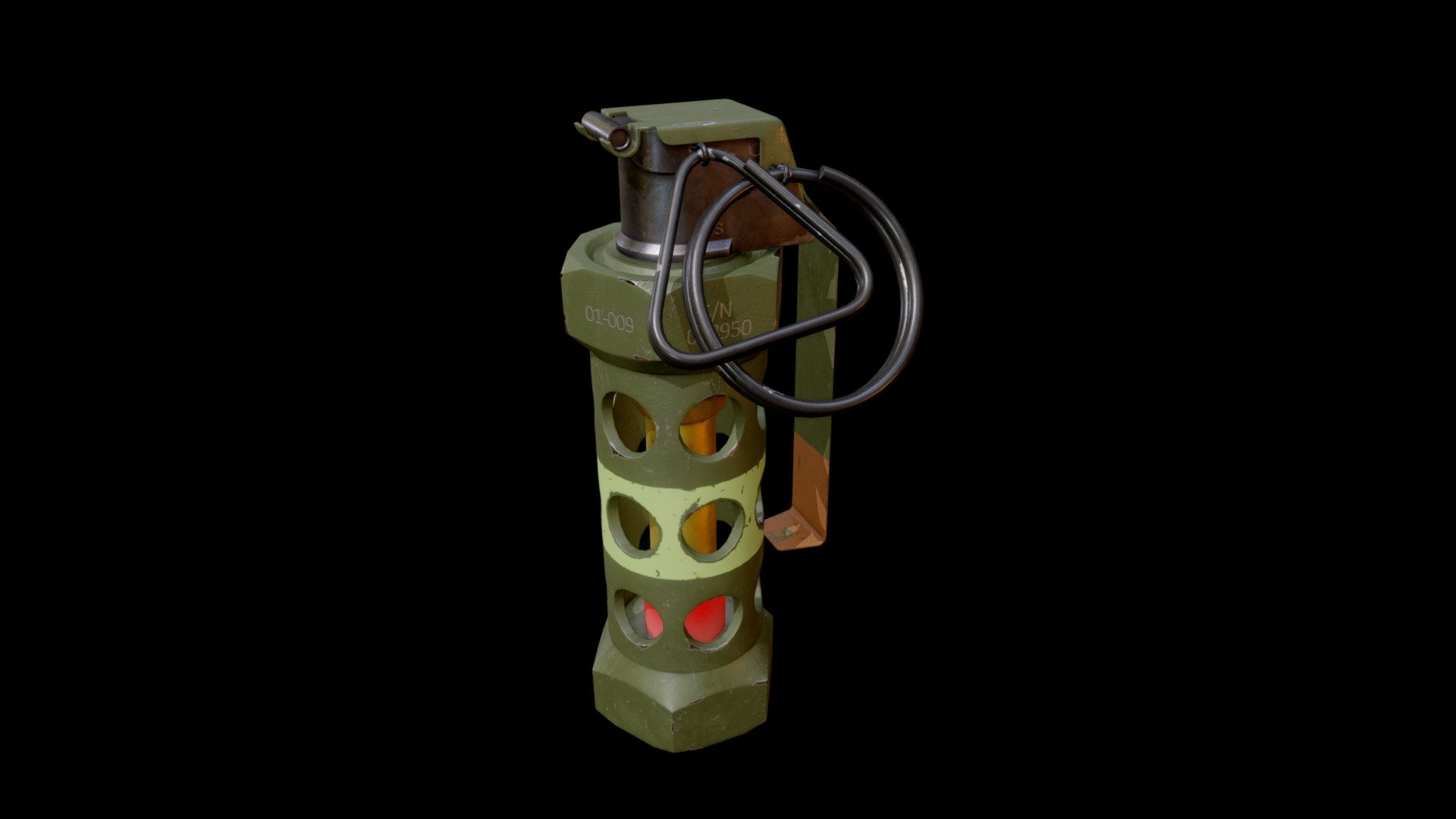 Stun grenade Low-Poly - 3D model by Aleksandr Tretiak (@Tretiak ...