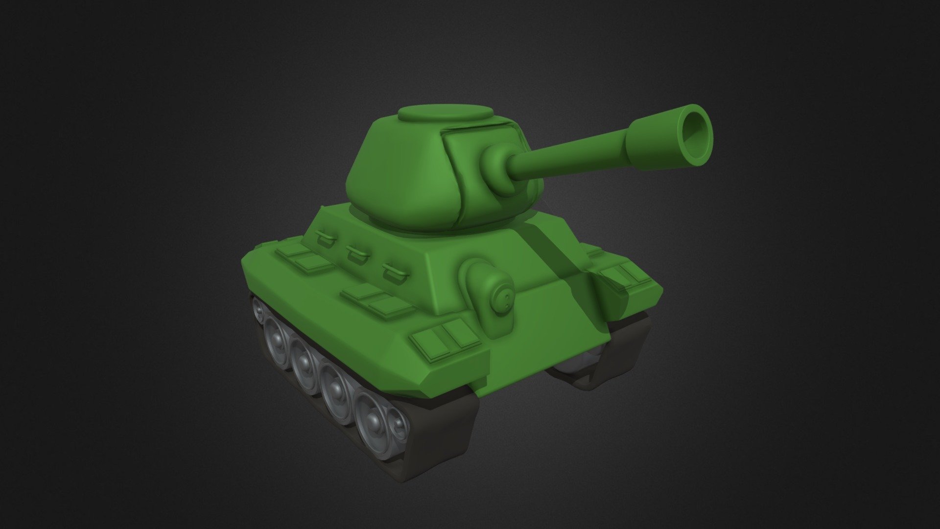 Toon Toy Tank - Download Free 3D model by GameDevMoot [a7167fa] - Sketchfab