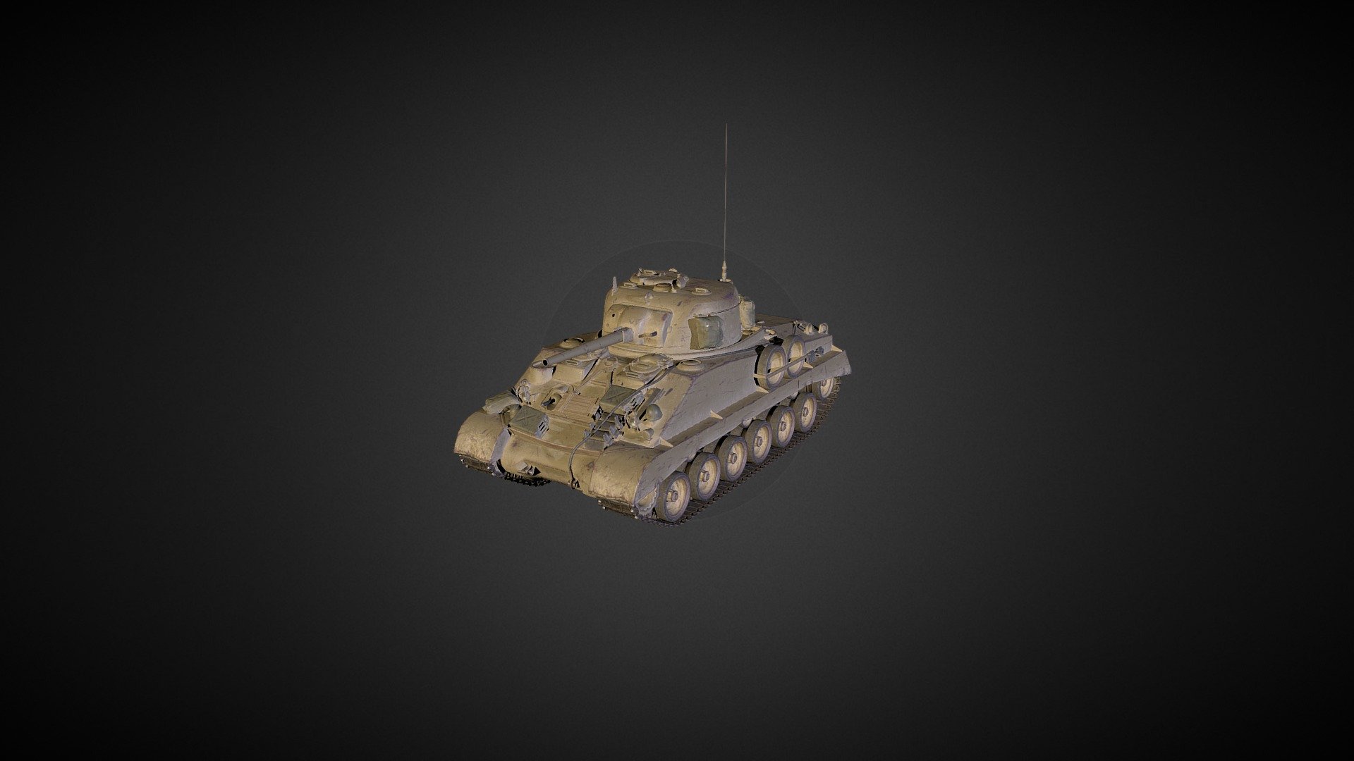 M4A2E4 Sherman - 3D model by Degit22 [a7197e2] - Sketchfab