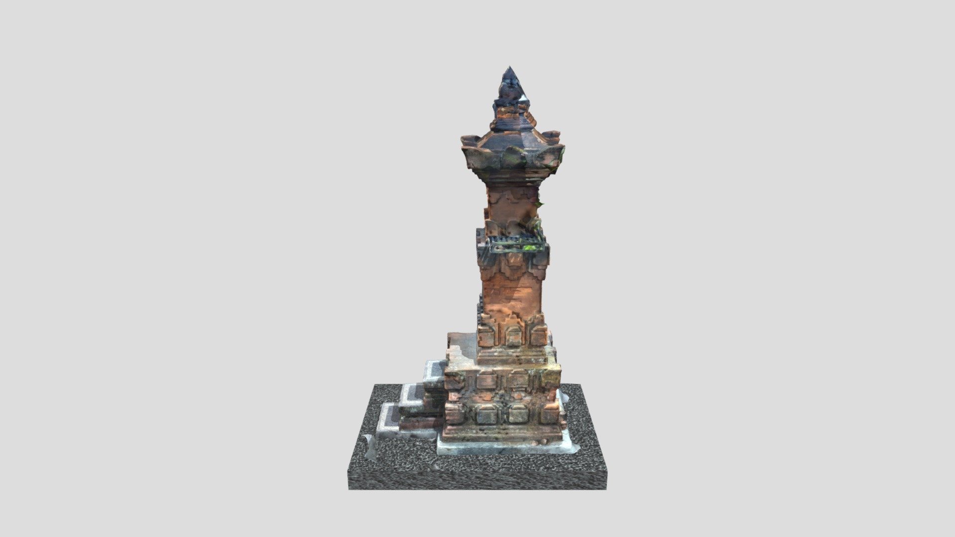 Tugu Bale1 - Download Free 3D model by Bale Banjar Kuwum Asset ...