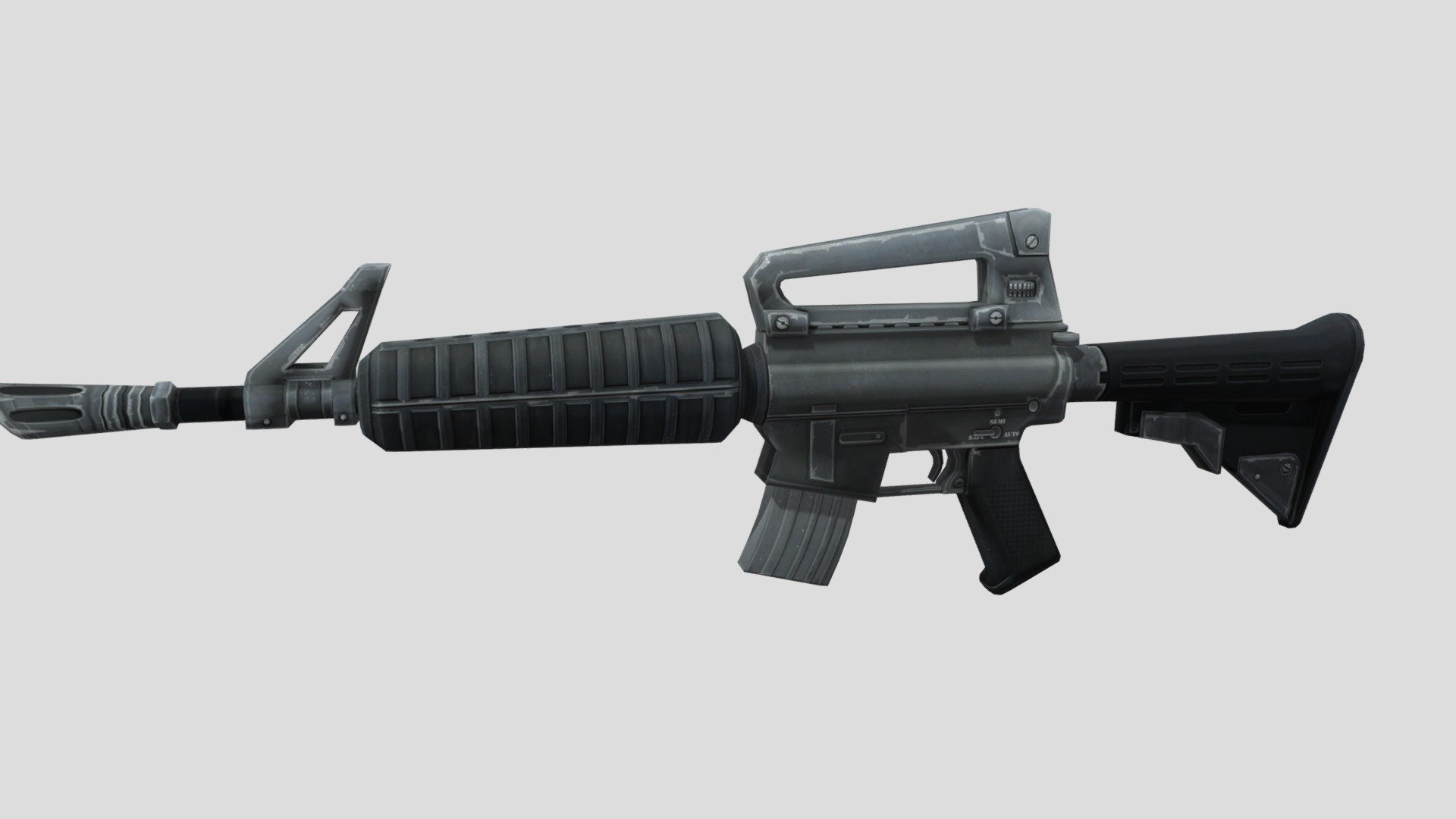 Assault Rifle from Fortnite - Download Free 3D model by pi0trx [a71b191 ...
