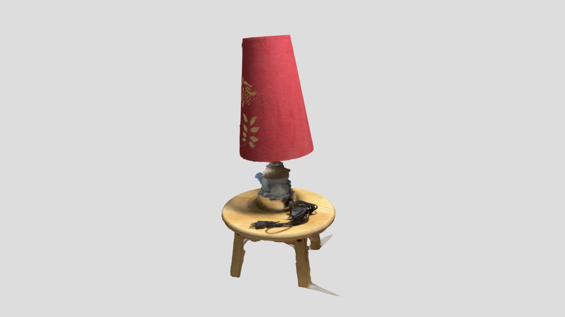 Red Lamp - Download Free 3D model by tjdwo [a71b80a] - Sketchfab