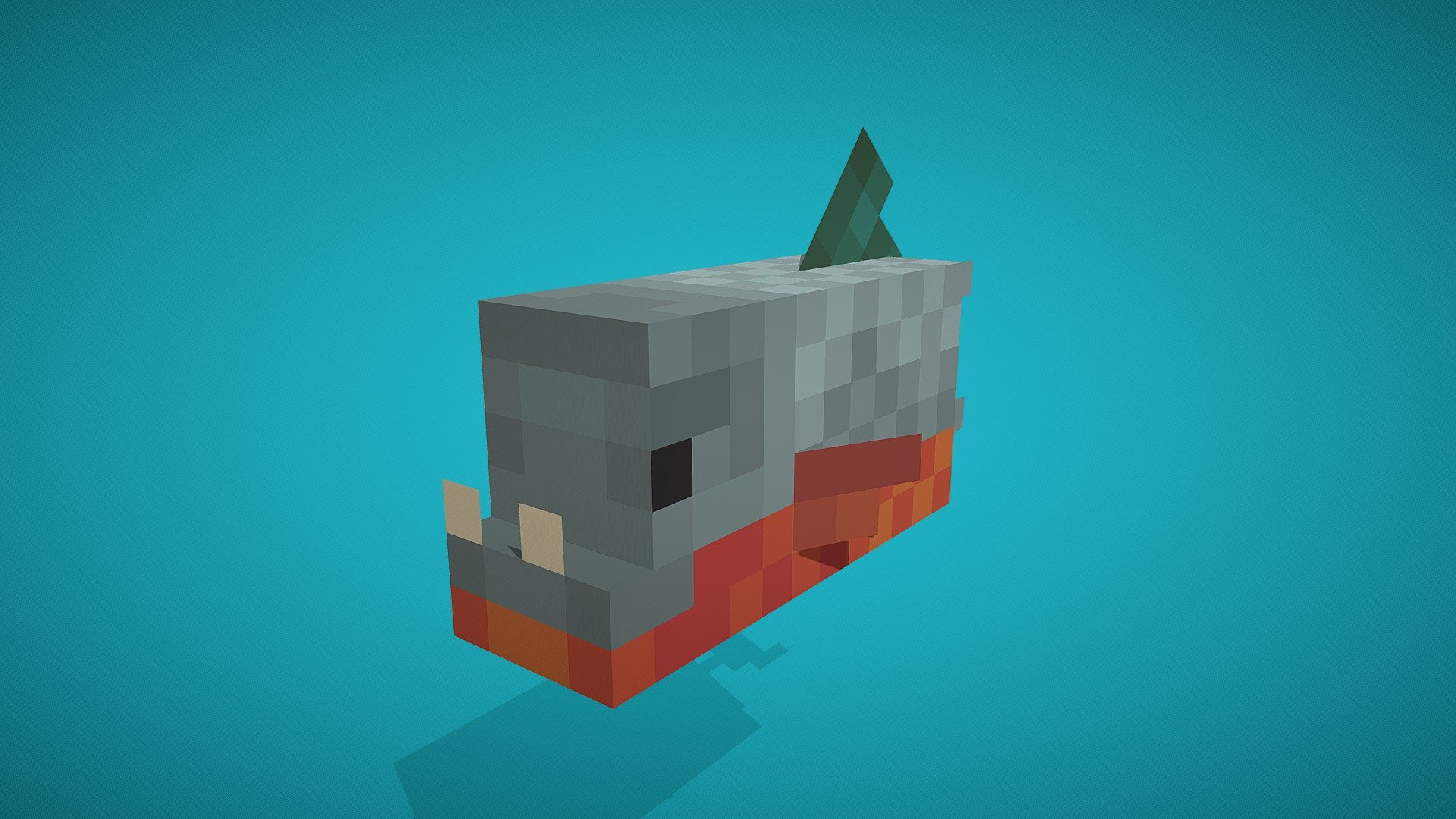 Minecraft Piranha - 3D model by Skart2000 [a71bc06] - Sketchfab