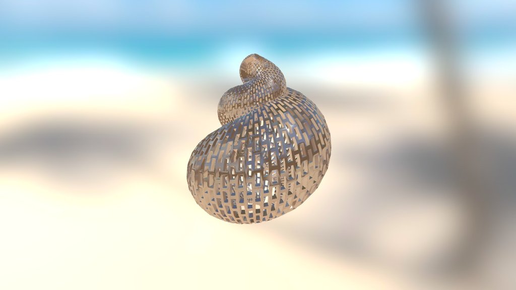 Seashell Model 11 - 3D model by 3DPrinting.atoa (@3d.atoa) [a71c67a ...