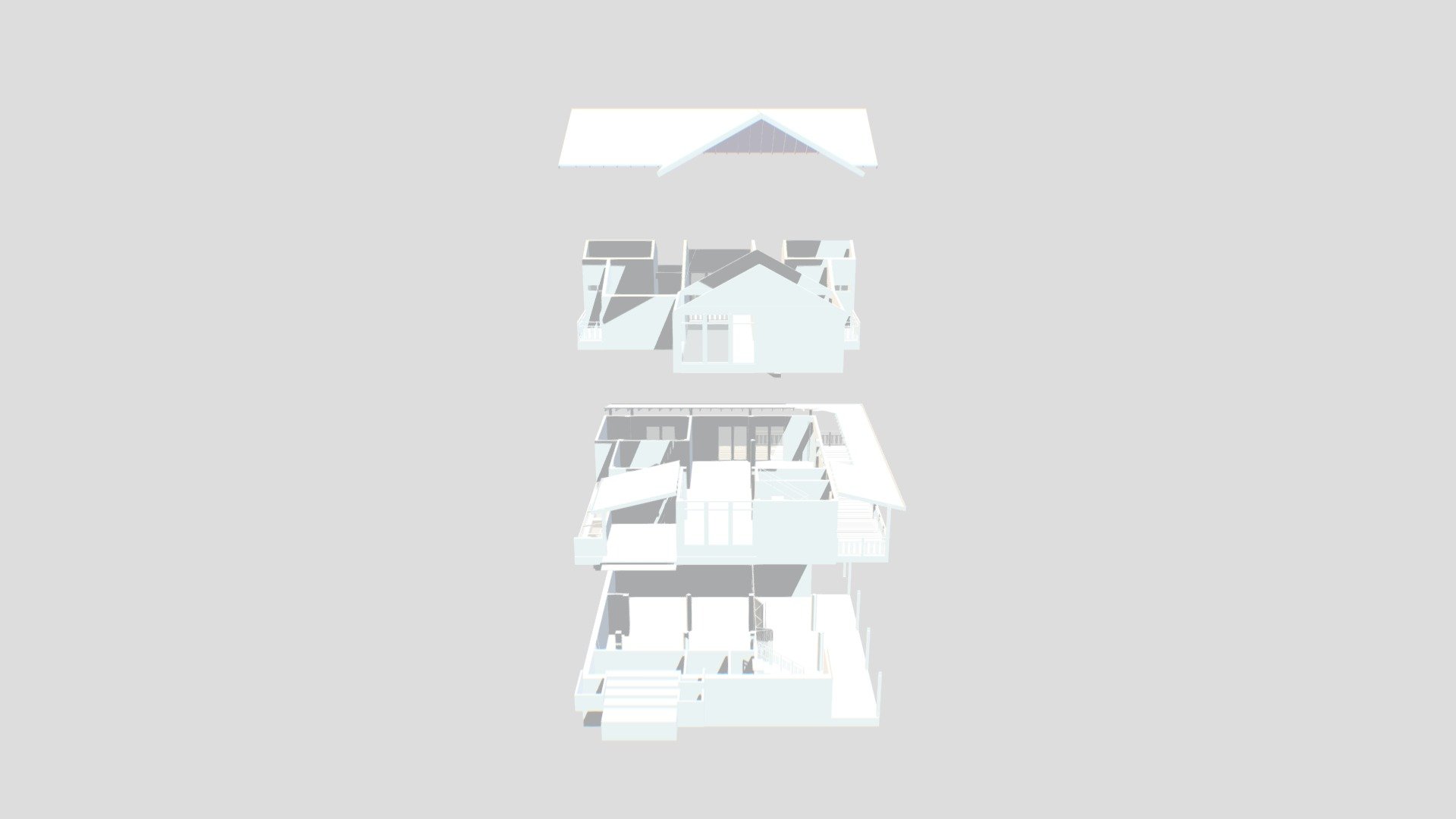 3D_ EXPLODED MODEL_DP_HOUSE - 3D model by dleandrogp [a71e9ed] - Sketchfab