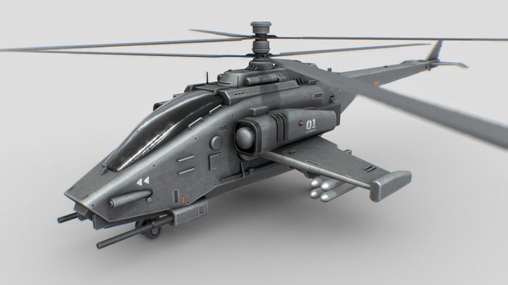 Helicopters 3D models - Sketchfab