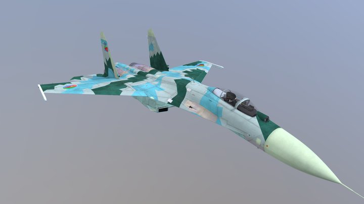 Su27 3D models - Sketchfab