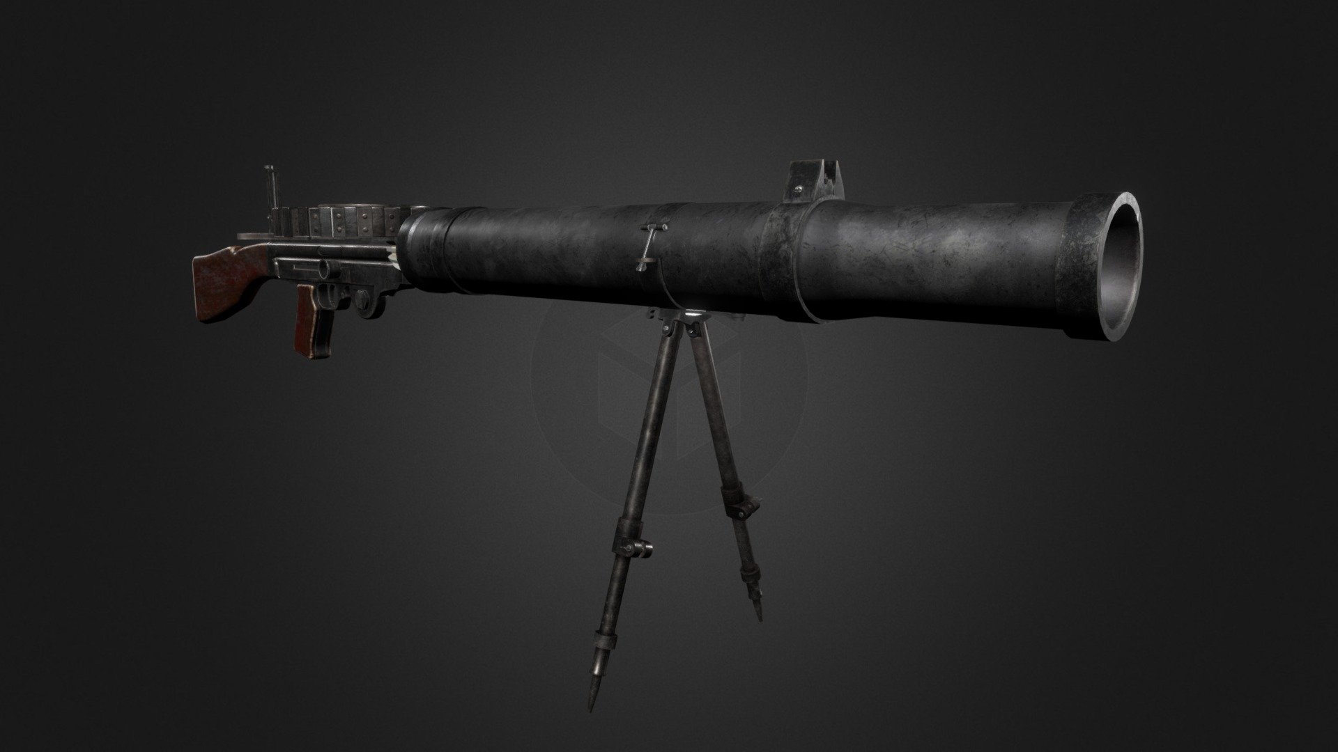 Lewis gun R75/80 Lewis - Download Free 3D model by Nedotyopa (@FF_Morph ...