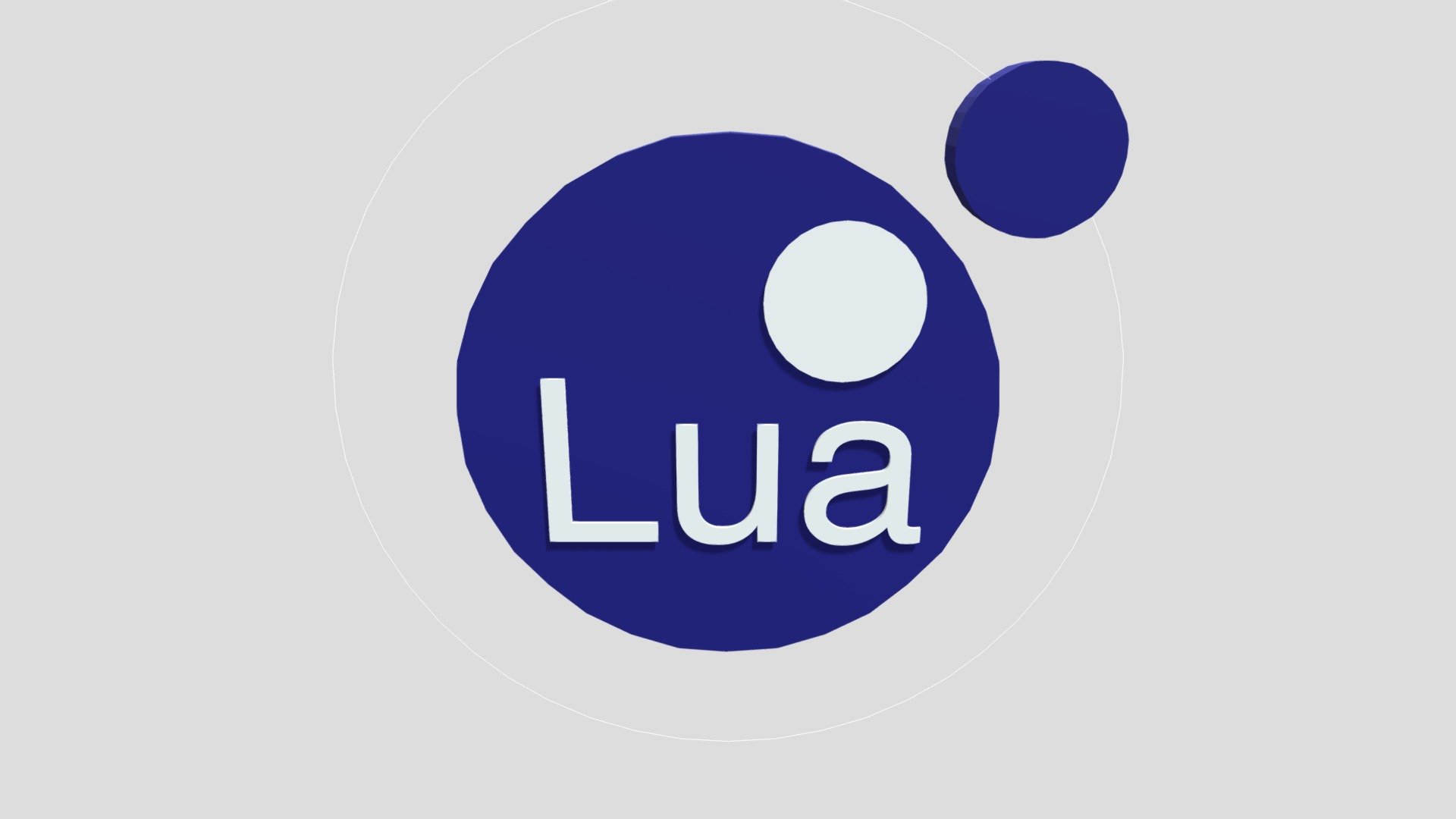 Lua Logo - Download Free 3D model by Orion (@ori.on) [a725bdc] - Sketchfab