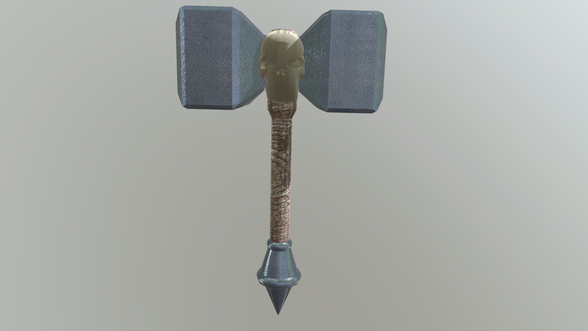 Low-poly Hammer - 3D model by ChesterStirling [a728446] - Sketchfab