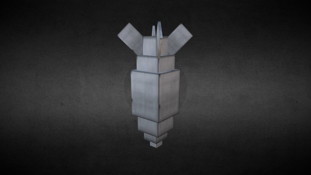 Bomb Dropped From Fighter Plane - 3D model by dragnoz [a729699] - Sketchfab