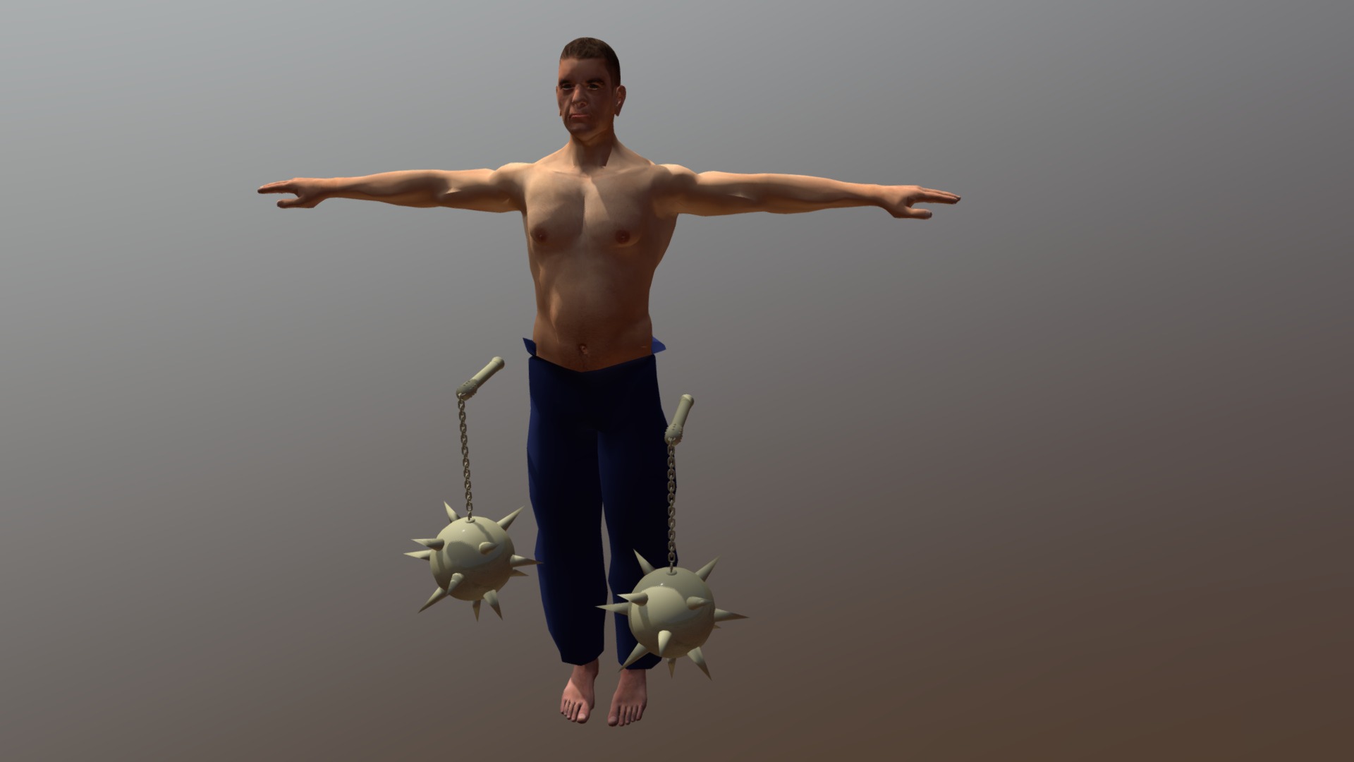 Muscle Man - 3D model by mopackp [a729ffd] - Sketchfab