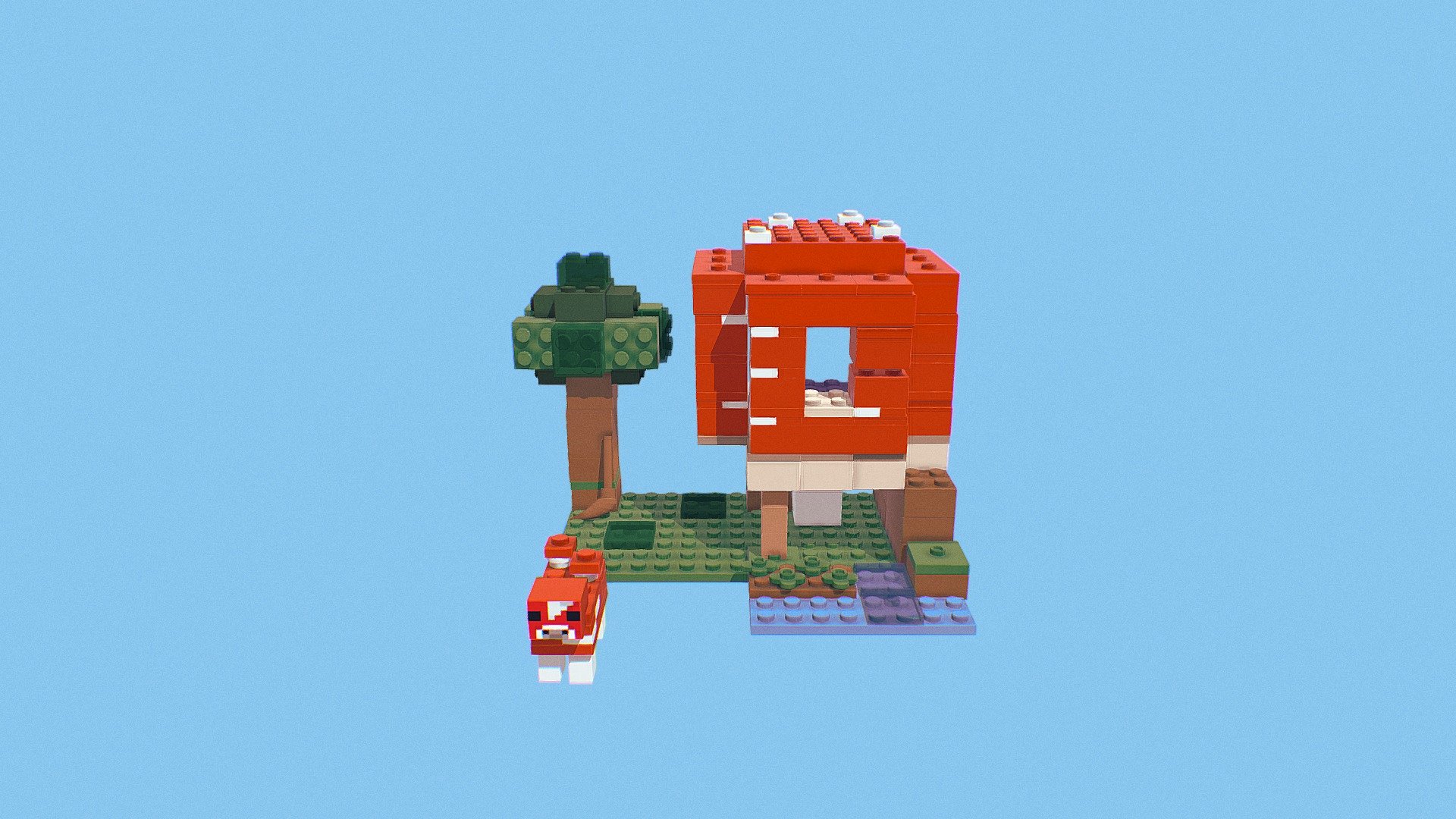 Lego Mushroom House - Download Free 3D model by glownana [a72bb0b ...