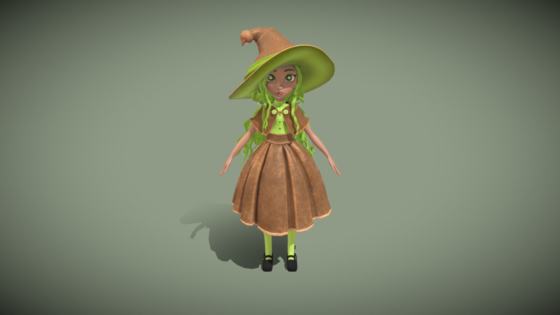Witch - 3D model by Ho Xin Yan (@xinyan22) [a72d348] - Sketchfab