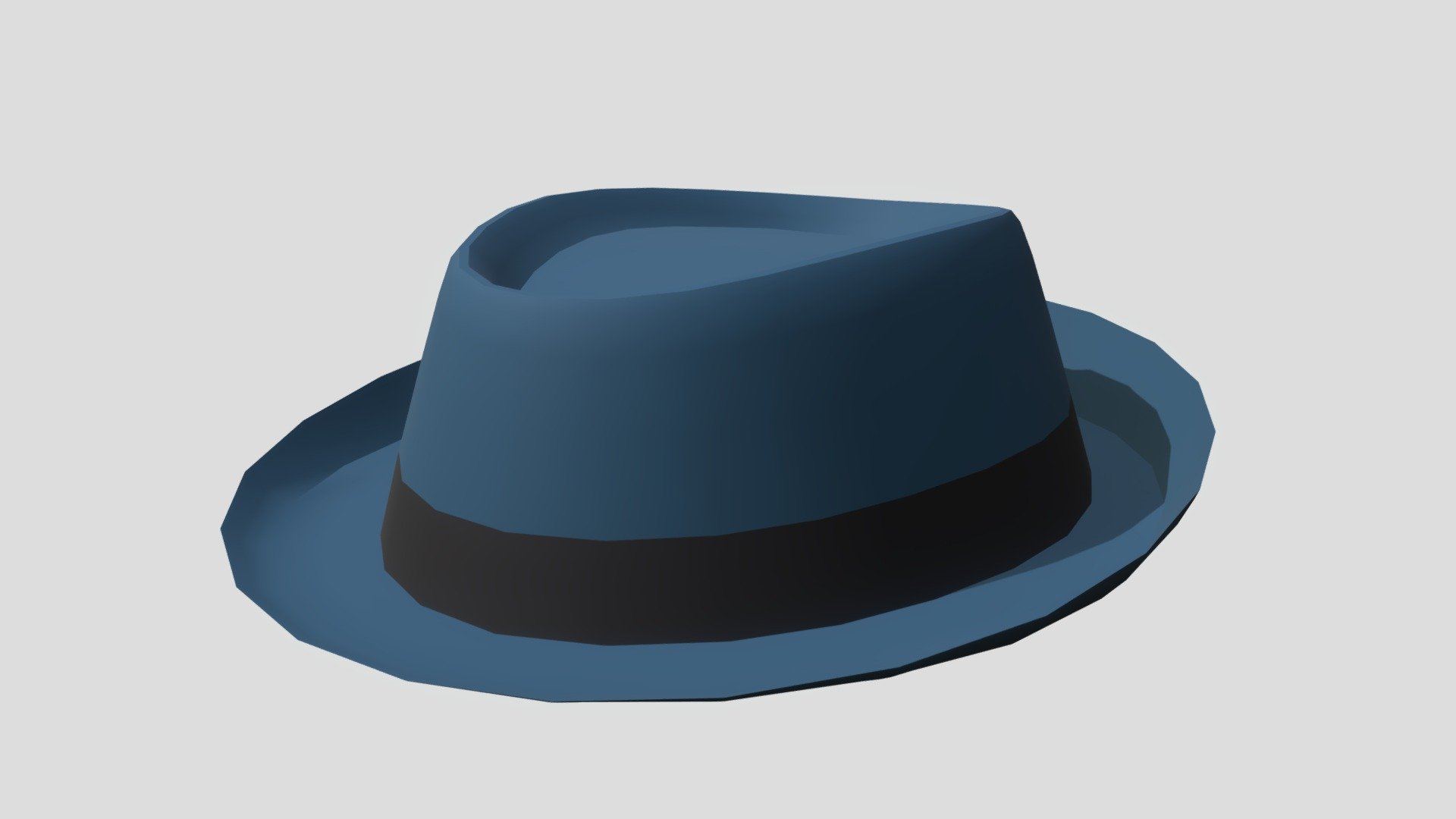 Low Poly Blue Hat - Download Free 3D model by evertonklegin [a72effb ...