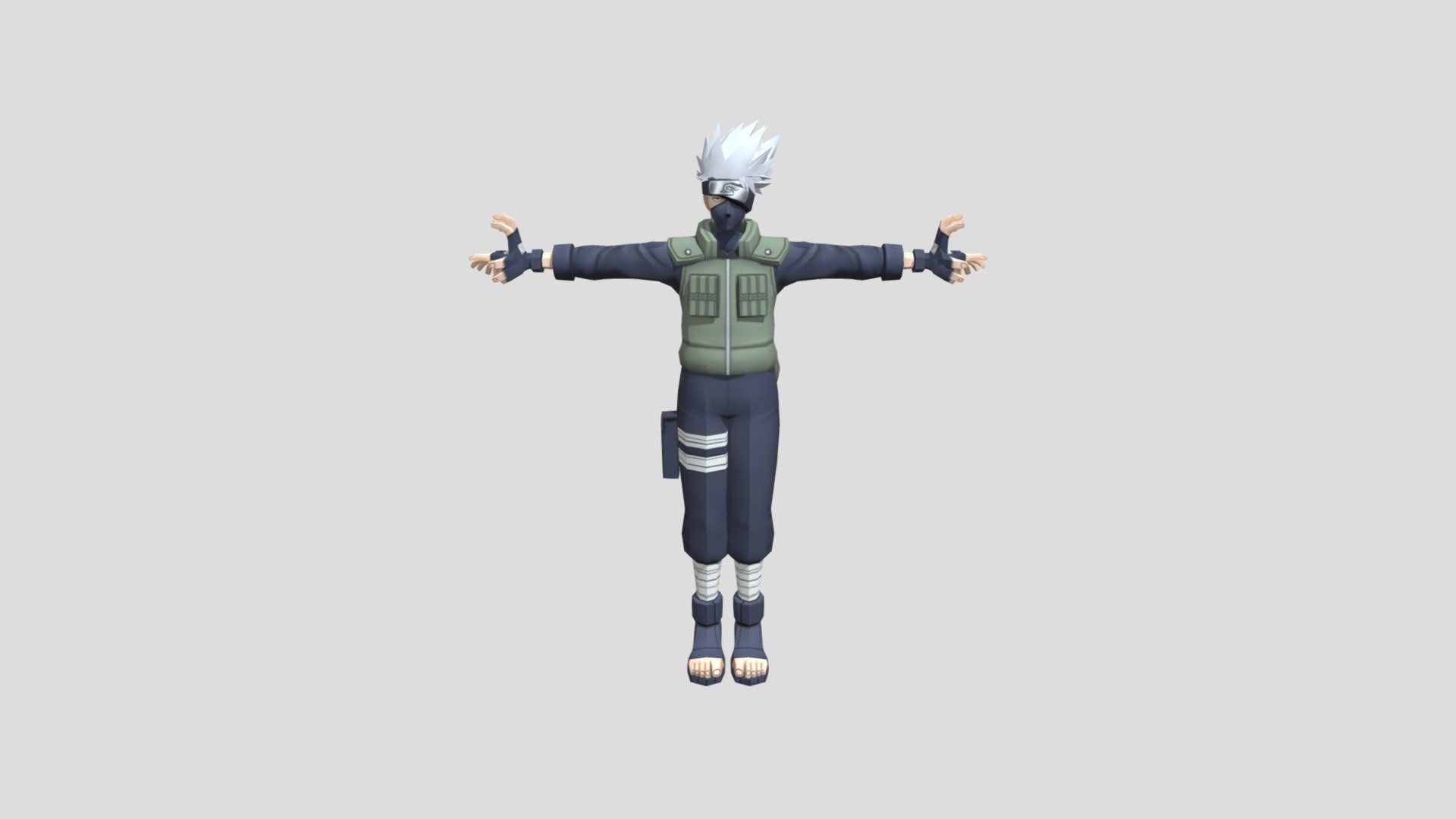 Kakashi - Download Free 3D model by Tigerar1 (@allanromanreyes ...