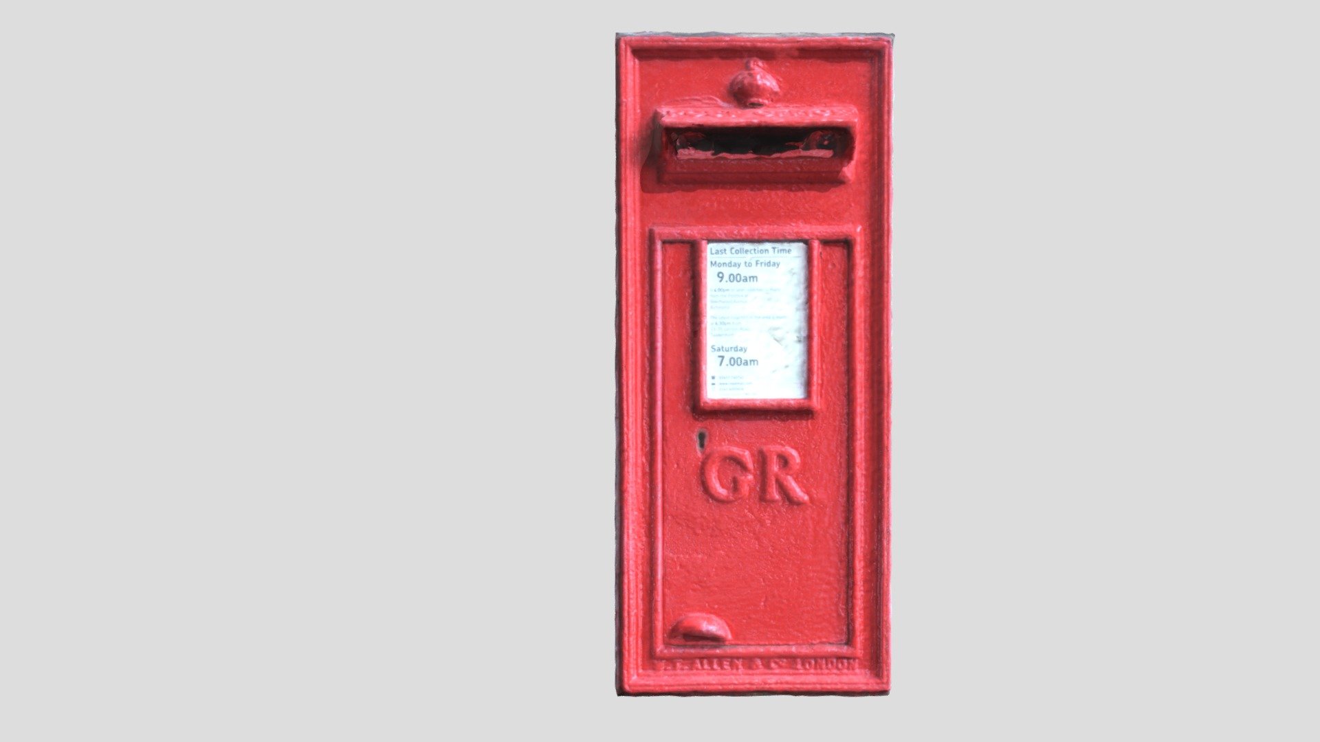 Royal Mail Mailbox - Download Free 3D model by Pierre Wilmot (@pierre ...