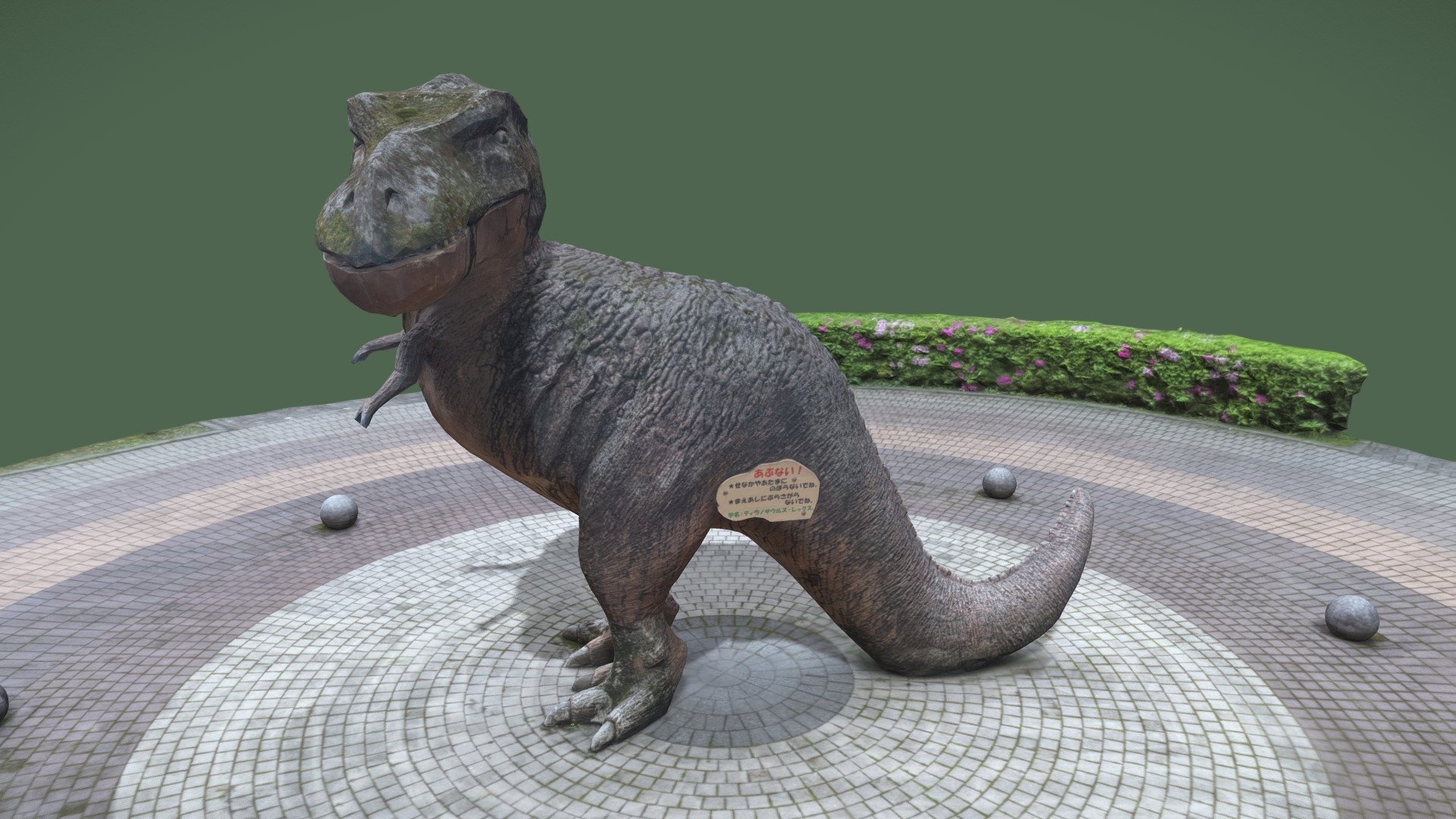 T-REX Statue - 3D model by Tokoyoshi06 [a72f6fa] - Sketchfab