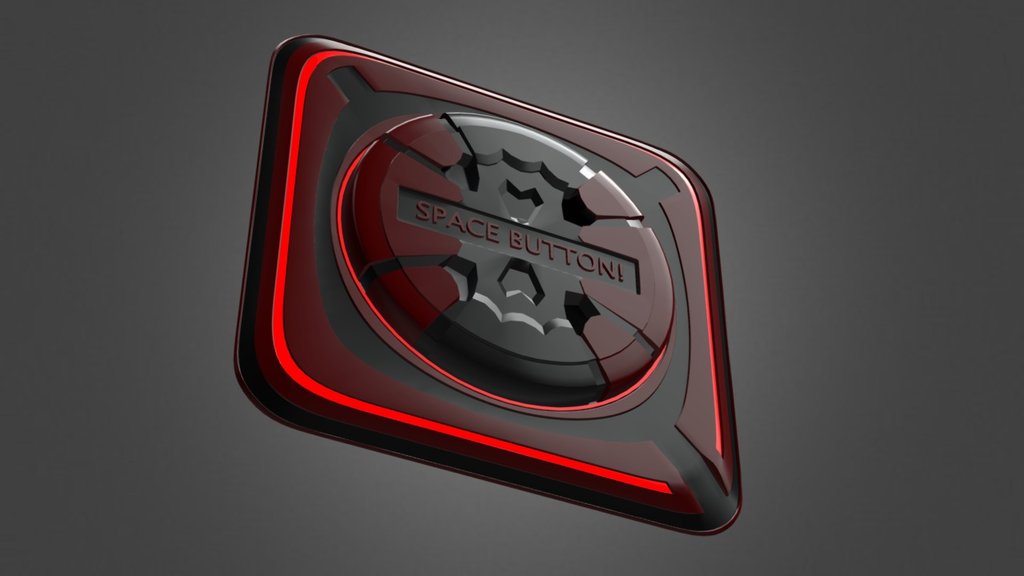 SPACE BUTTON! - 3D model by Kief [a730a1d] - Sketchfab