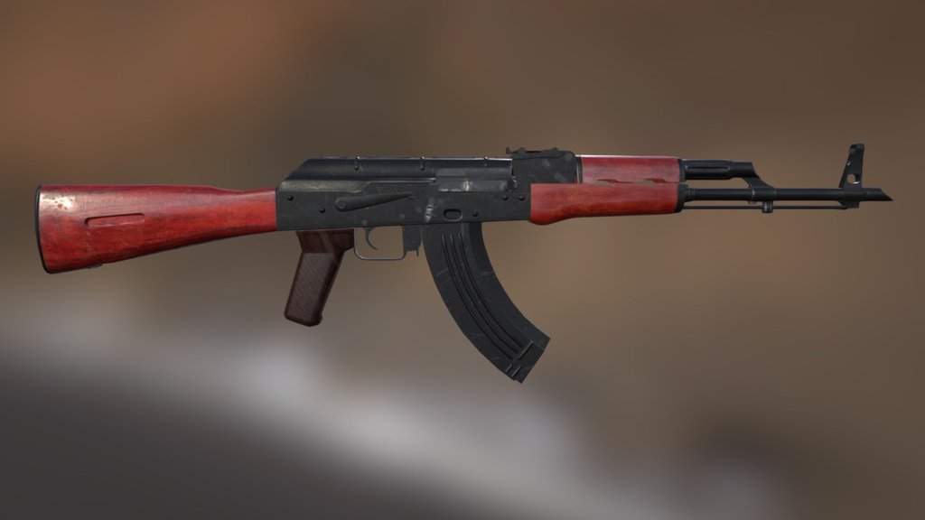 Custom Ak - 3D model by saint_sellotape [a7319aa] - Sketchfab