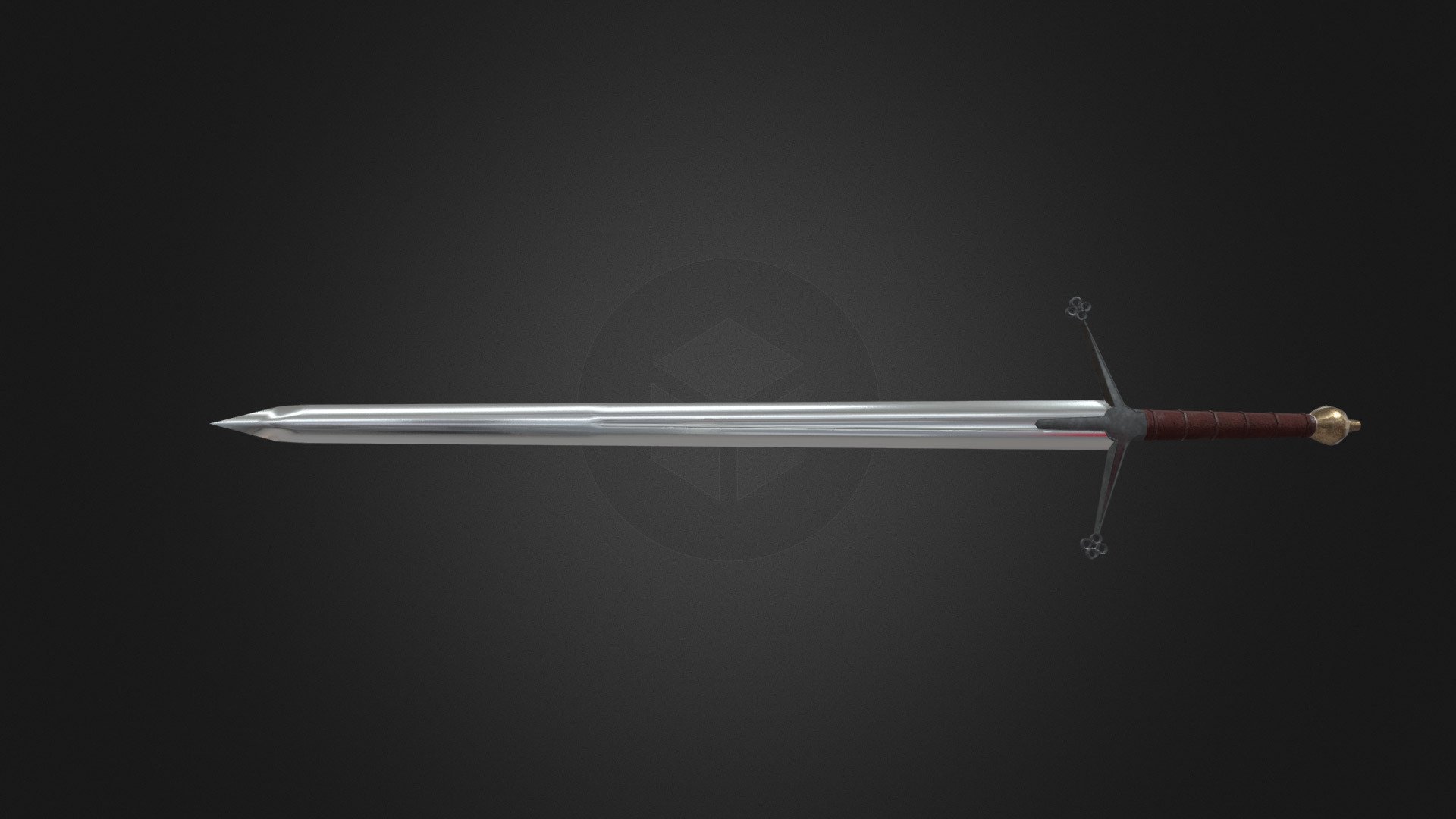 hand-and-a-half sword - Download Free 3D model by datucarl [a731ae9 ...