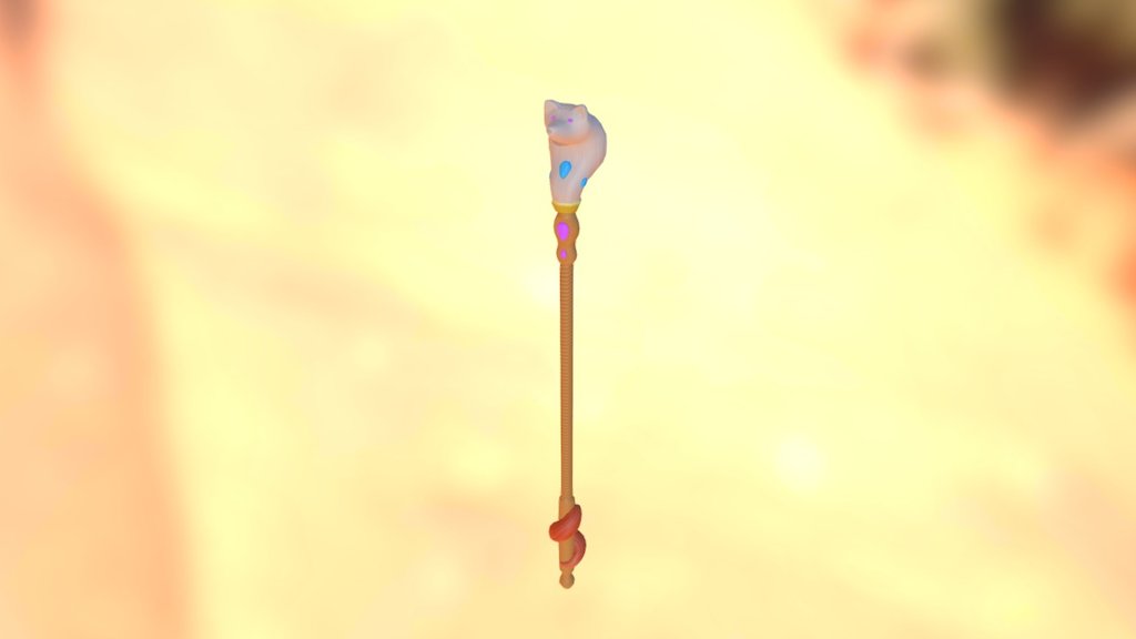 Fox staff - 3D model by Nataly (@biko) [a732a4f] - Sketchfab