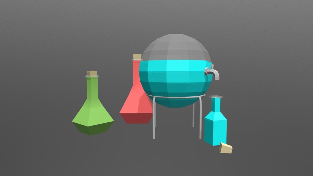 Potion Maker - 3D model by Pedro_Quadros [a733c5b] - Sketchfab