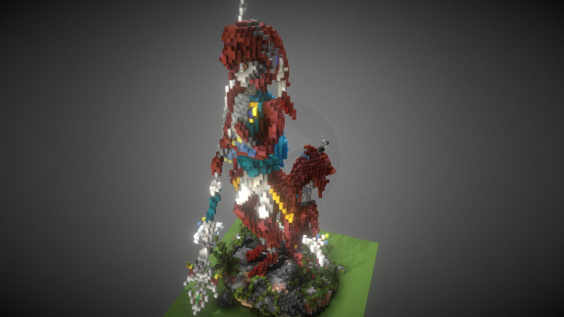 Mipha & Baby Sidon - 3D model by Nextament [a734b73] - Sketchfab