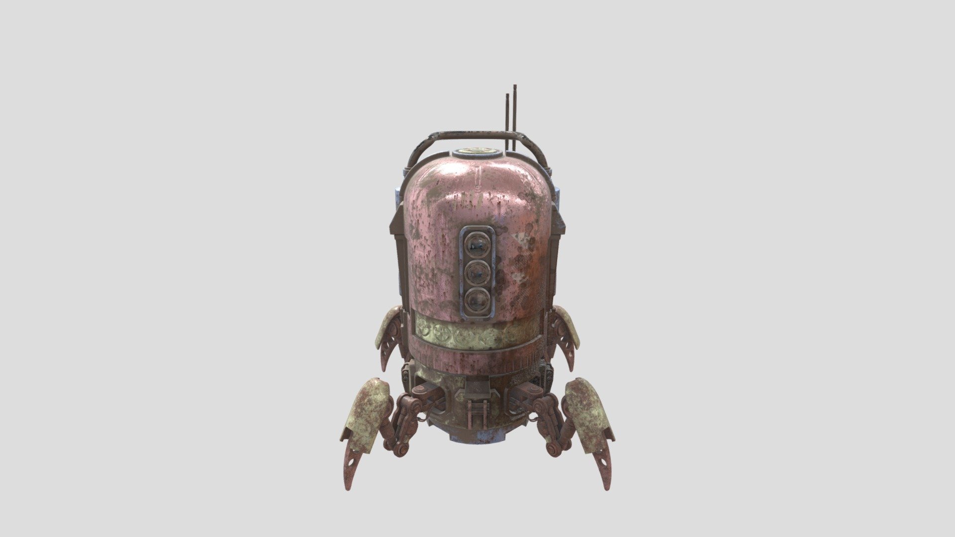 Muddy Robot - 3D model by hosoinu [a735a9e] - Sketchfab