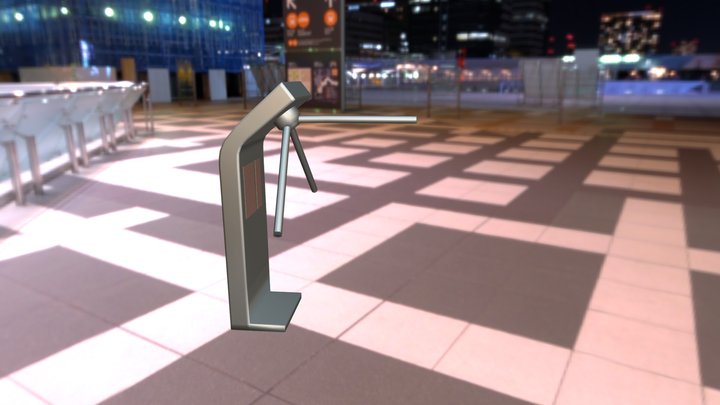 Turnstiles 3D models - Sketchfab
