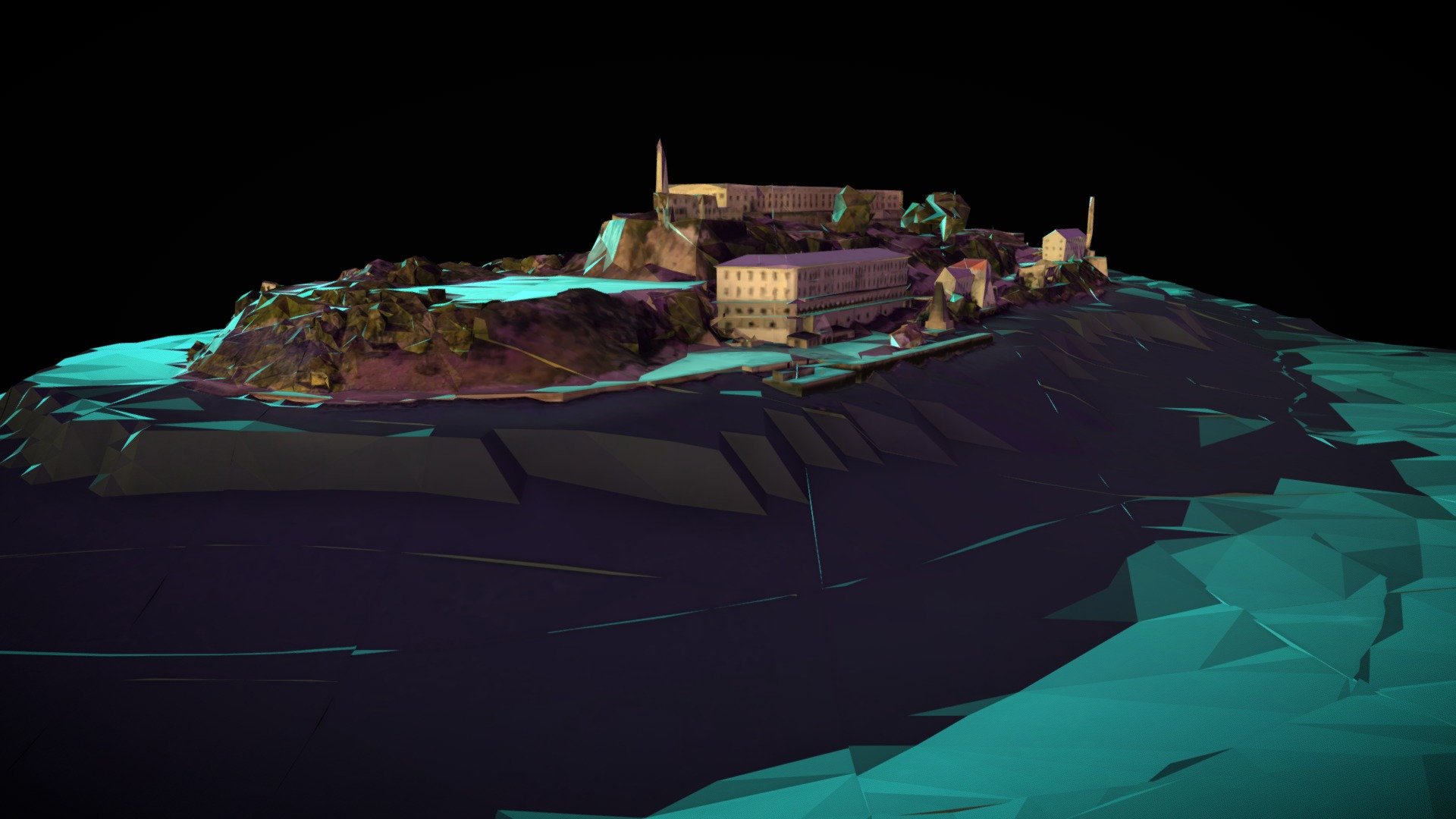 Alcatraz - Download Free 3D model by Hugo Armando Villadiego A ...