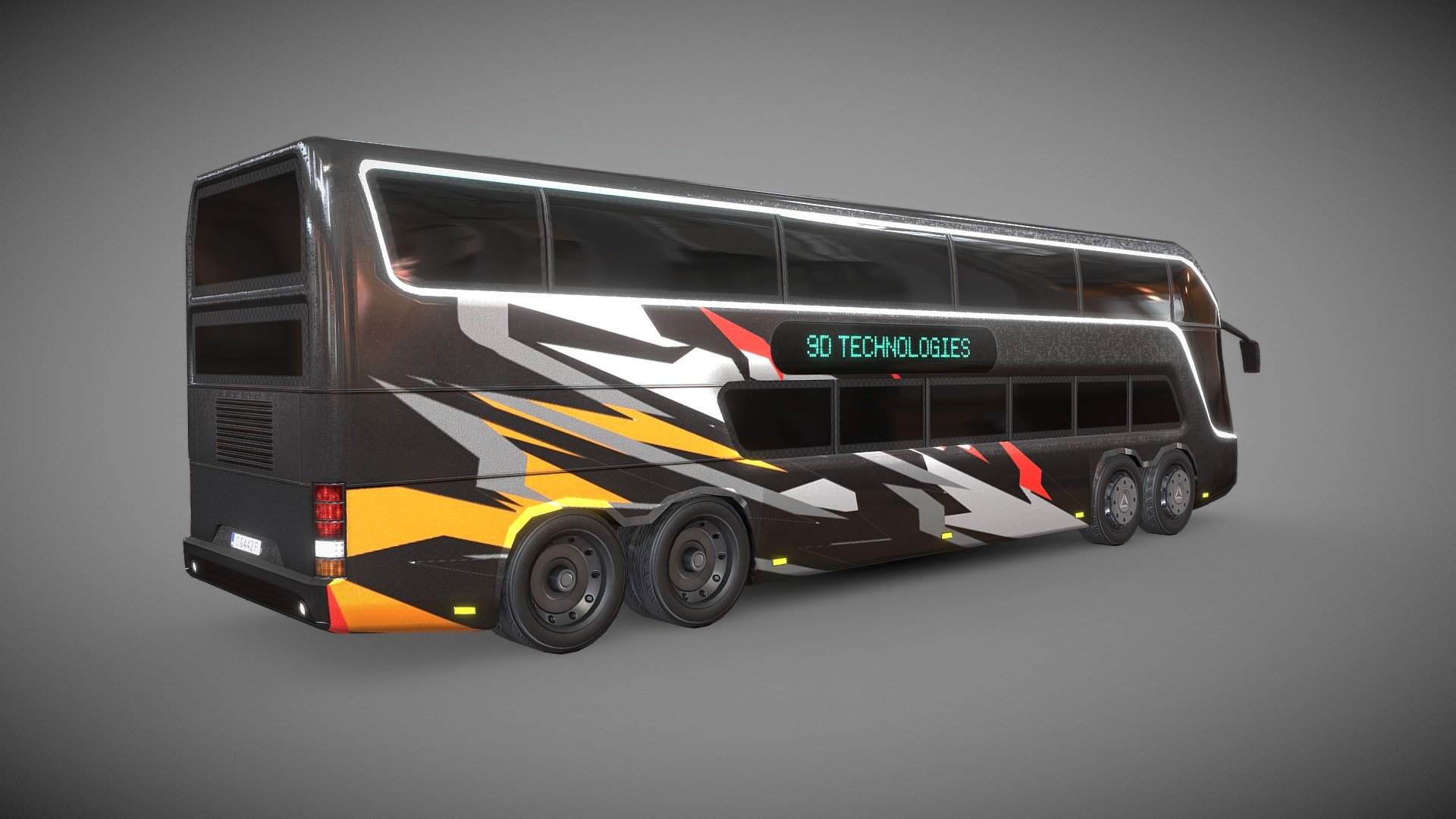Neoplan Megaliner Game ready 3d model - 3D model by laraibbokhari ...