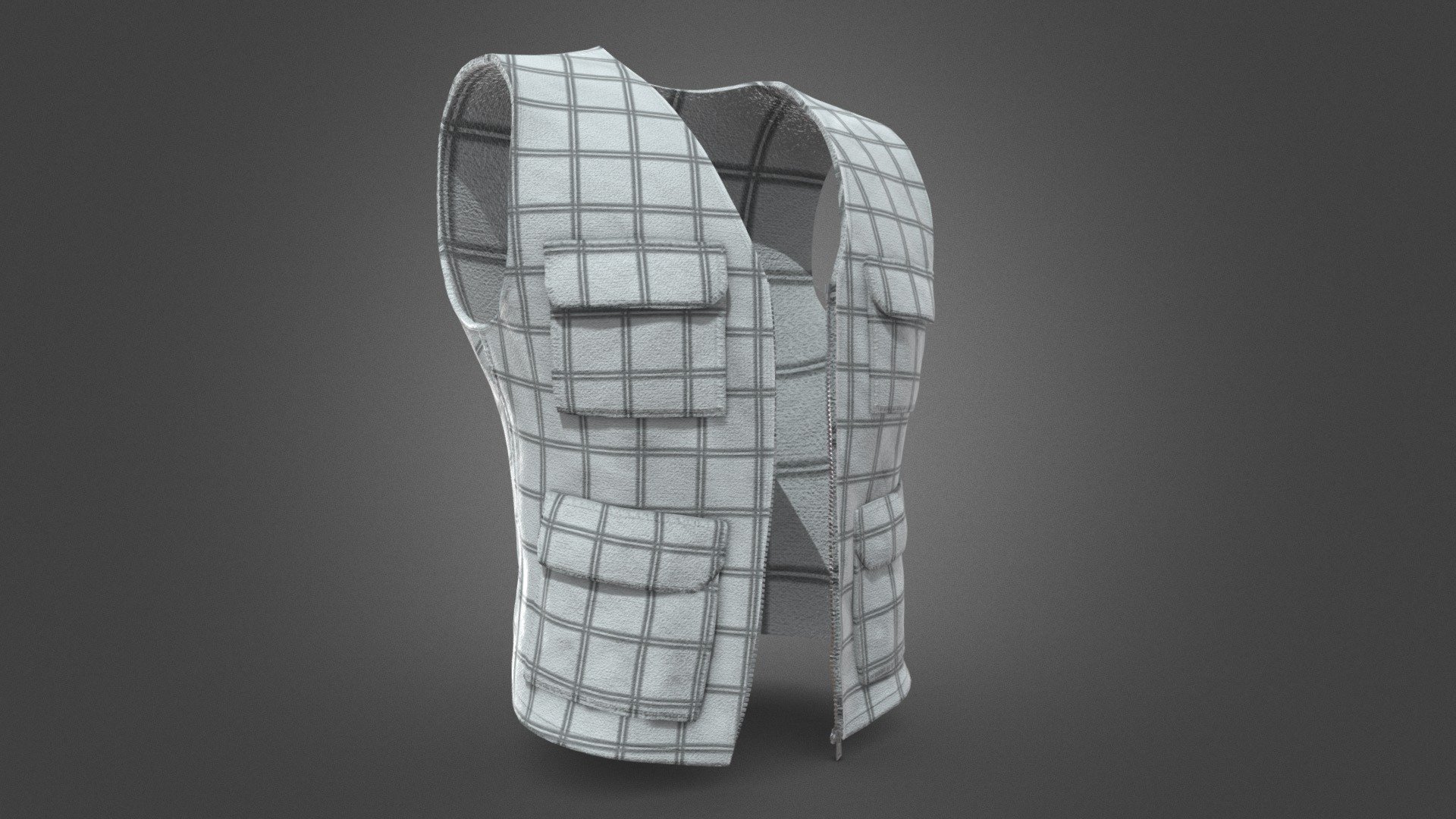 Casual Vest Style 4 - Buy Royalty Free 3D model by CG StudioX (@CG ...