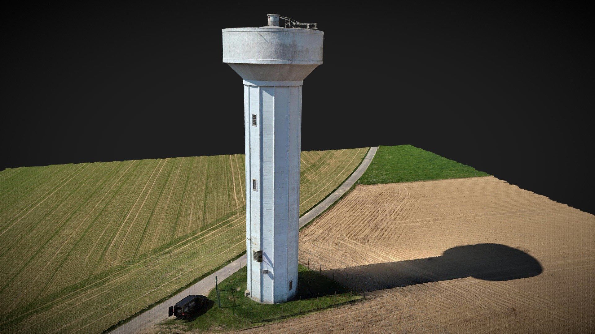 Chateau d'Eau Veolia - 3D model by 7CIS [a7383db] - Sketchfab