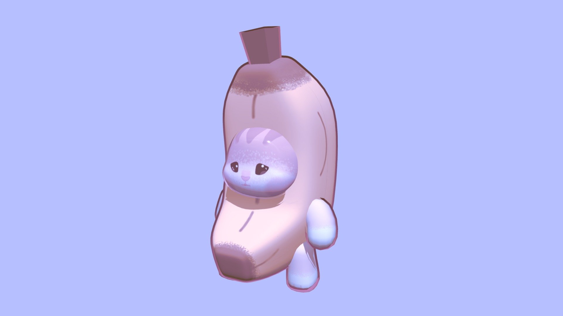 Banana cat - 3D model by Manha Bell (Cat bee) (@ManhaBell.Catbee ...