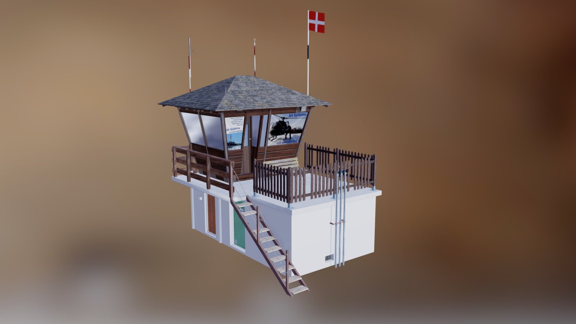 Lifeguard House (Test) - Download Free 3D model by tinderboxh [a738c47 ...