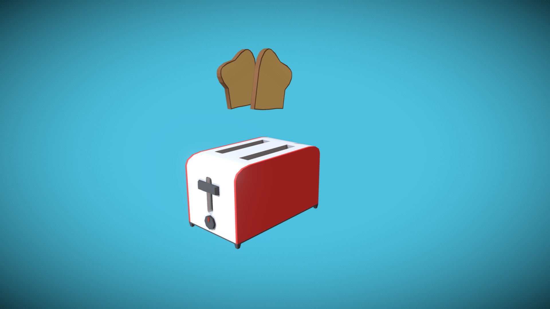 Low Poly Toaster - 3D model by ratcorpnic [a73ad45] - Sketchfab