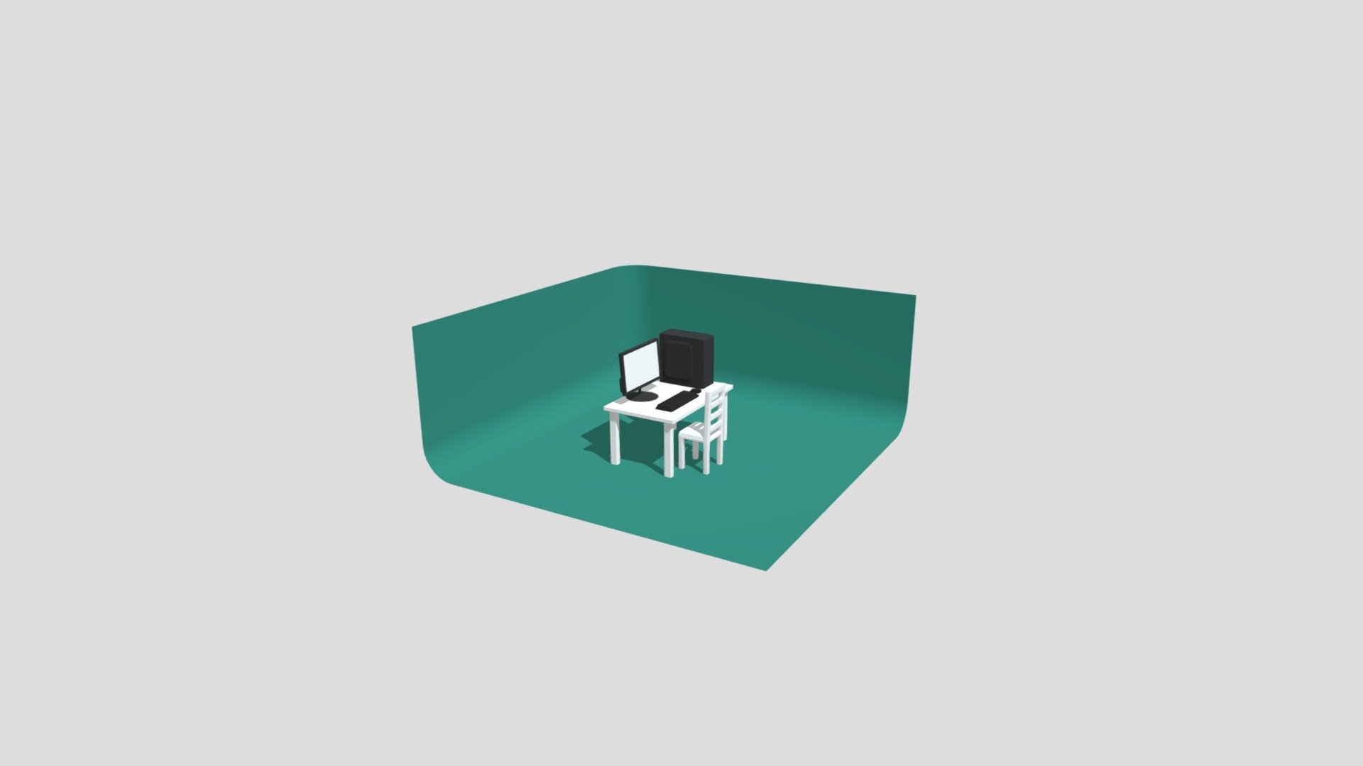 Pc and computer - 3D model by sa gyan tech (@ravibarhulia) [a73af14 ...