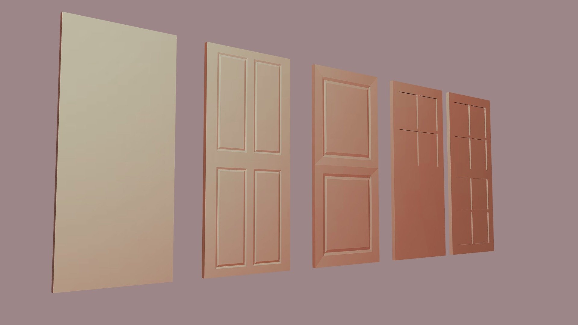 Low Poly Doors - Download Free 3D model by justice2free [a73b008 ...
