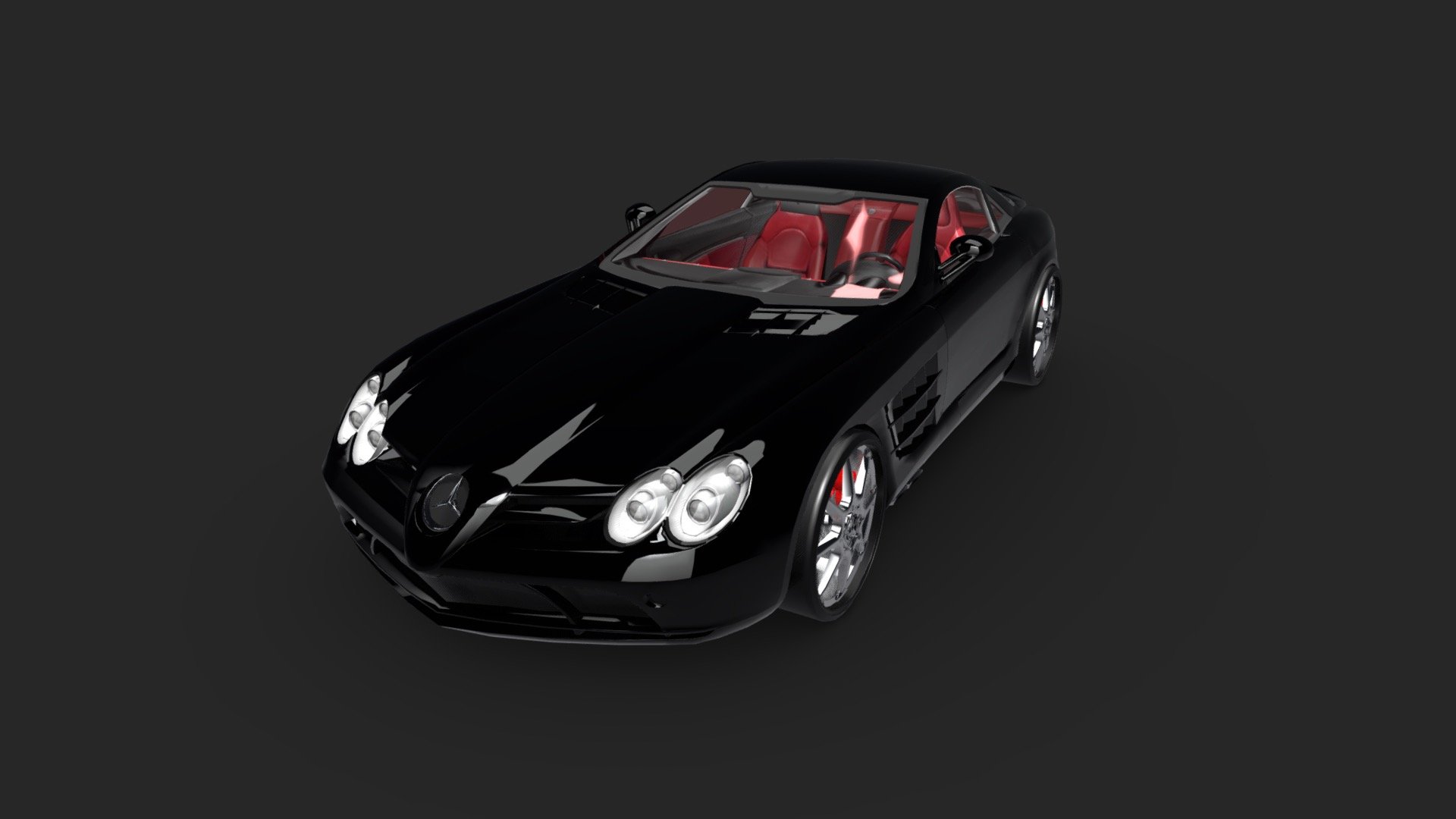 Mercedes Benz SLR McLaren (Bull) - Download Free 3D model by Mona x ...