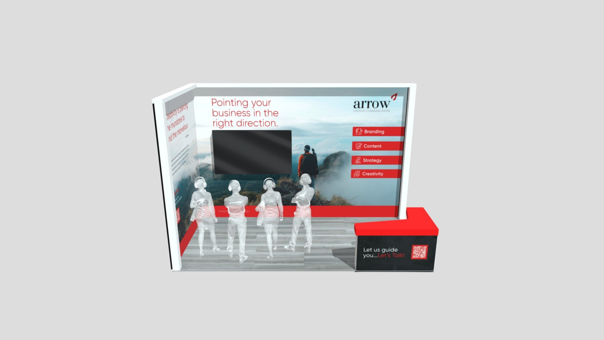 ARROW PROMO- Stand Design visual - 3D model by ARROW121STUDIO [a73f577 ...