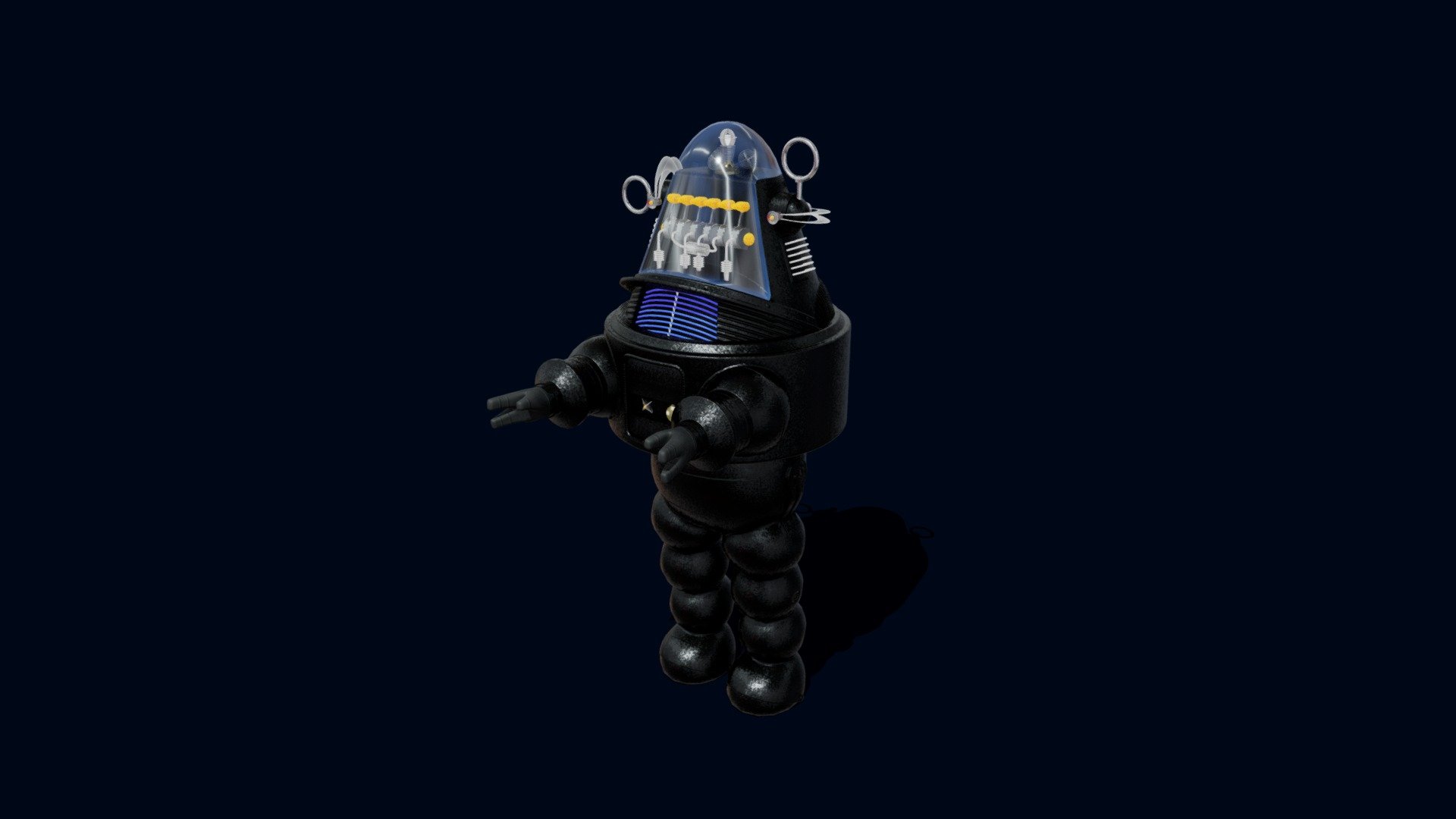 Robby the Robot - 3D model by Jim Platt (@Jimbobuk) [a73fbd4] - Sketchfab