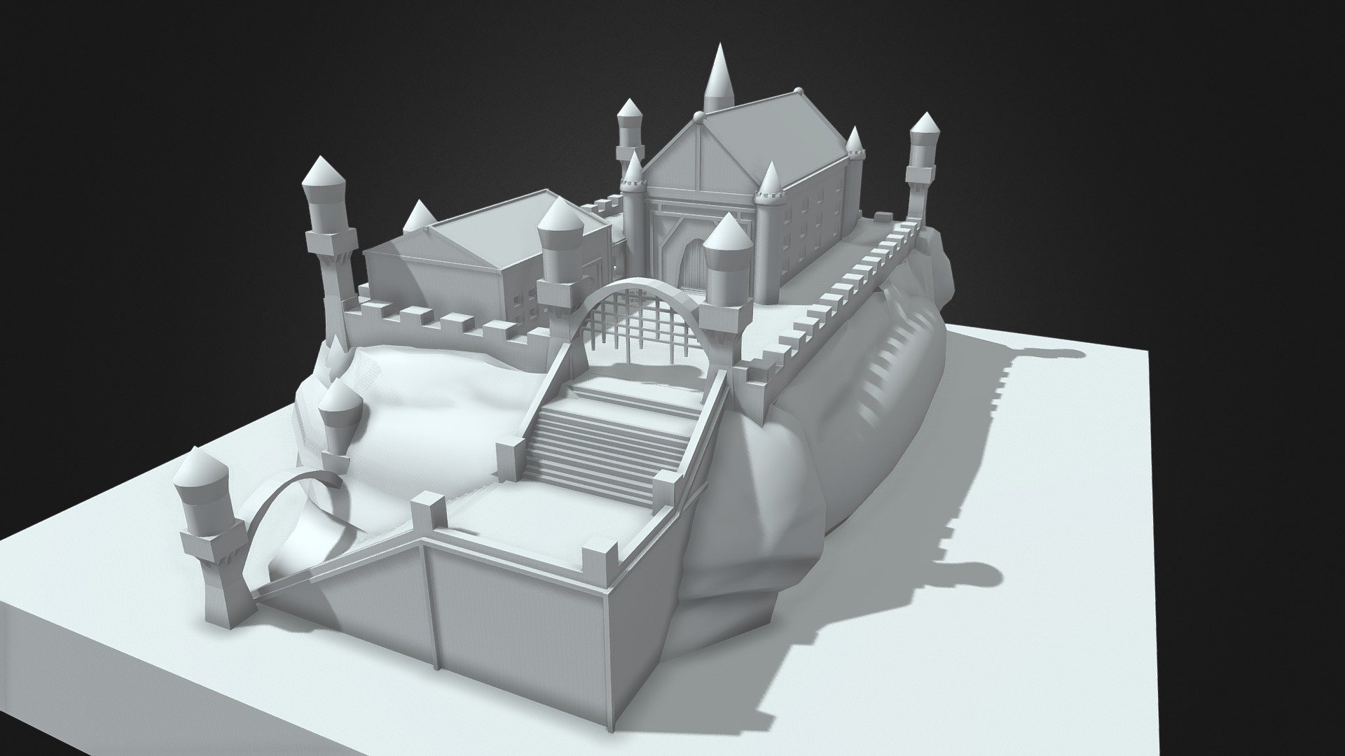 Castle - Download Free 3D model by shadowdraak [a73ff66] - Sketchfab